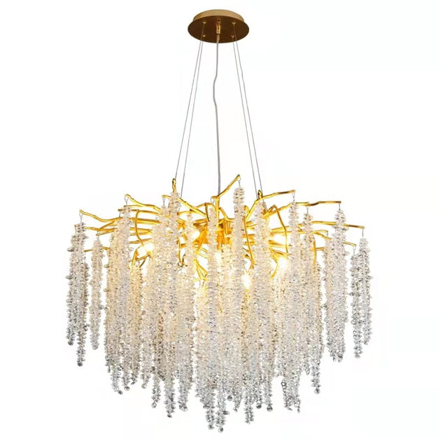 Sofia Reign Waterfall Crystal Chandelier | Designs and Inspirations