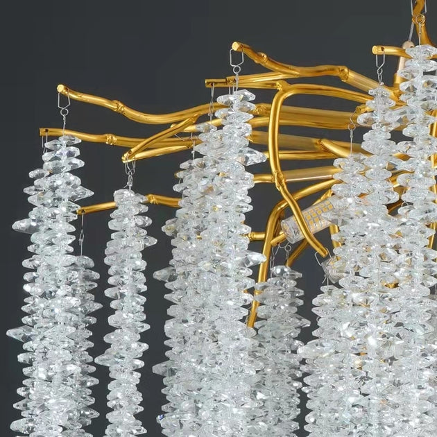 Sofia Reign Waterfall Crystal Chandelier | Designs and Inspirations