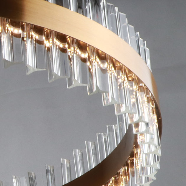 Sheila 2-Layer Modern Ring Chandelier | Designs and Inspirations