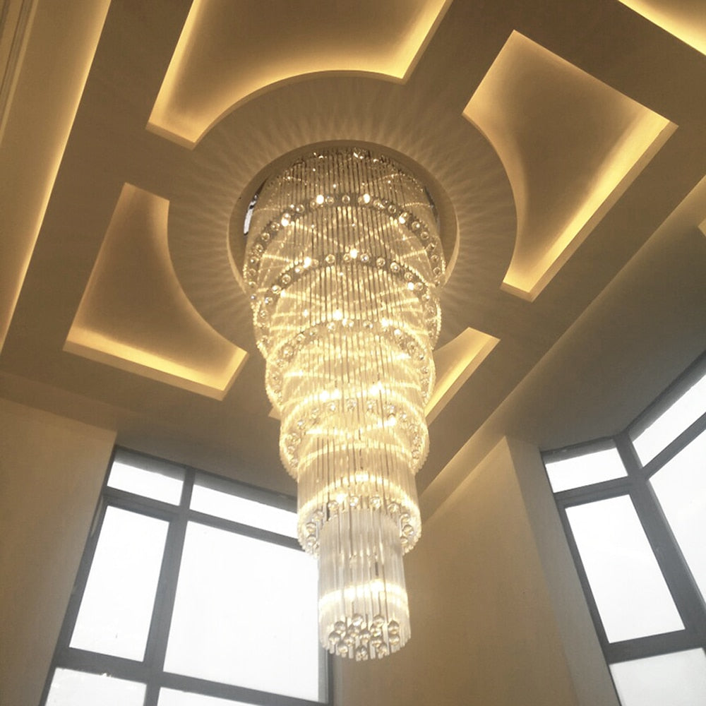 Caprice 2-Story Multi-Tier Modern Crystal Chandelier – Designs and ...