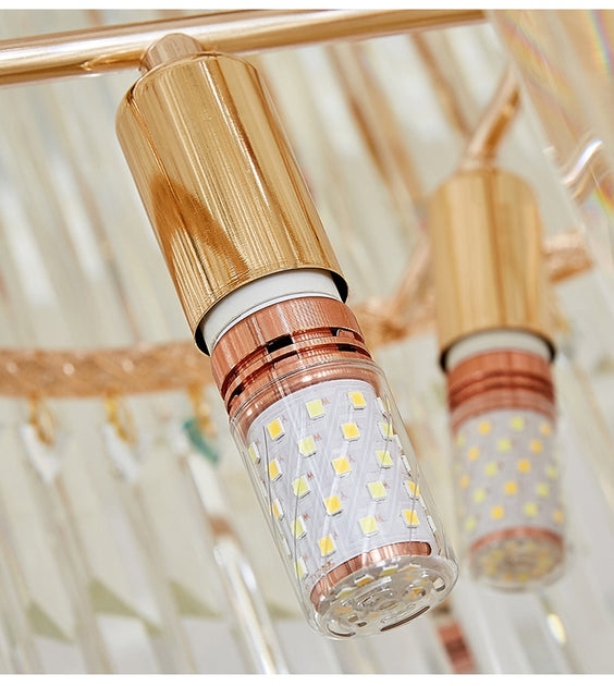 Eara 2-Story Modern Crystal Chandelier – Designs and Inspirations