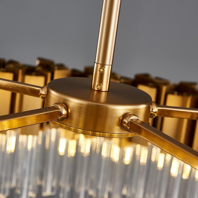 Jafari Round Modern Crystal Chandelier | Designs and Inspirations