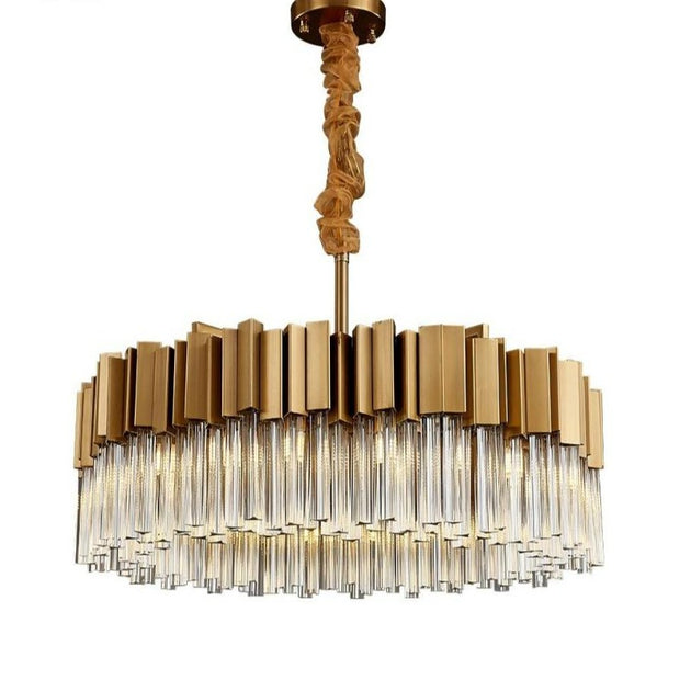Jafari Round Modern Crystal Chandelier | Designs and Inspirations
