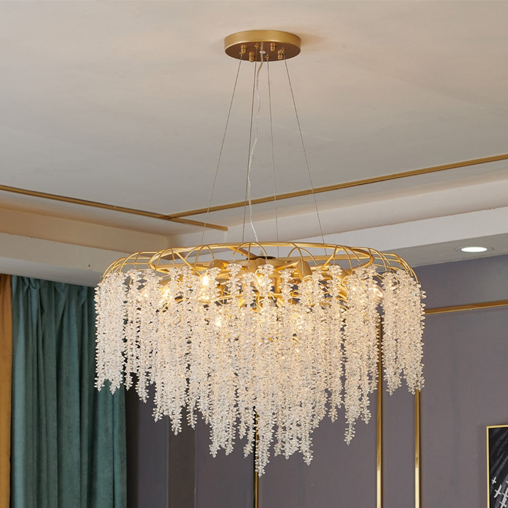Nakia Art Deco Crystal Chandelier | Designs and Inspirations