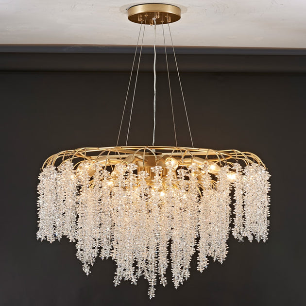 Nakia Art Deco Crystal Chandelier | Designs and Inspirations